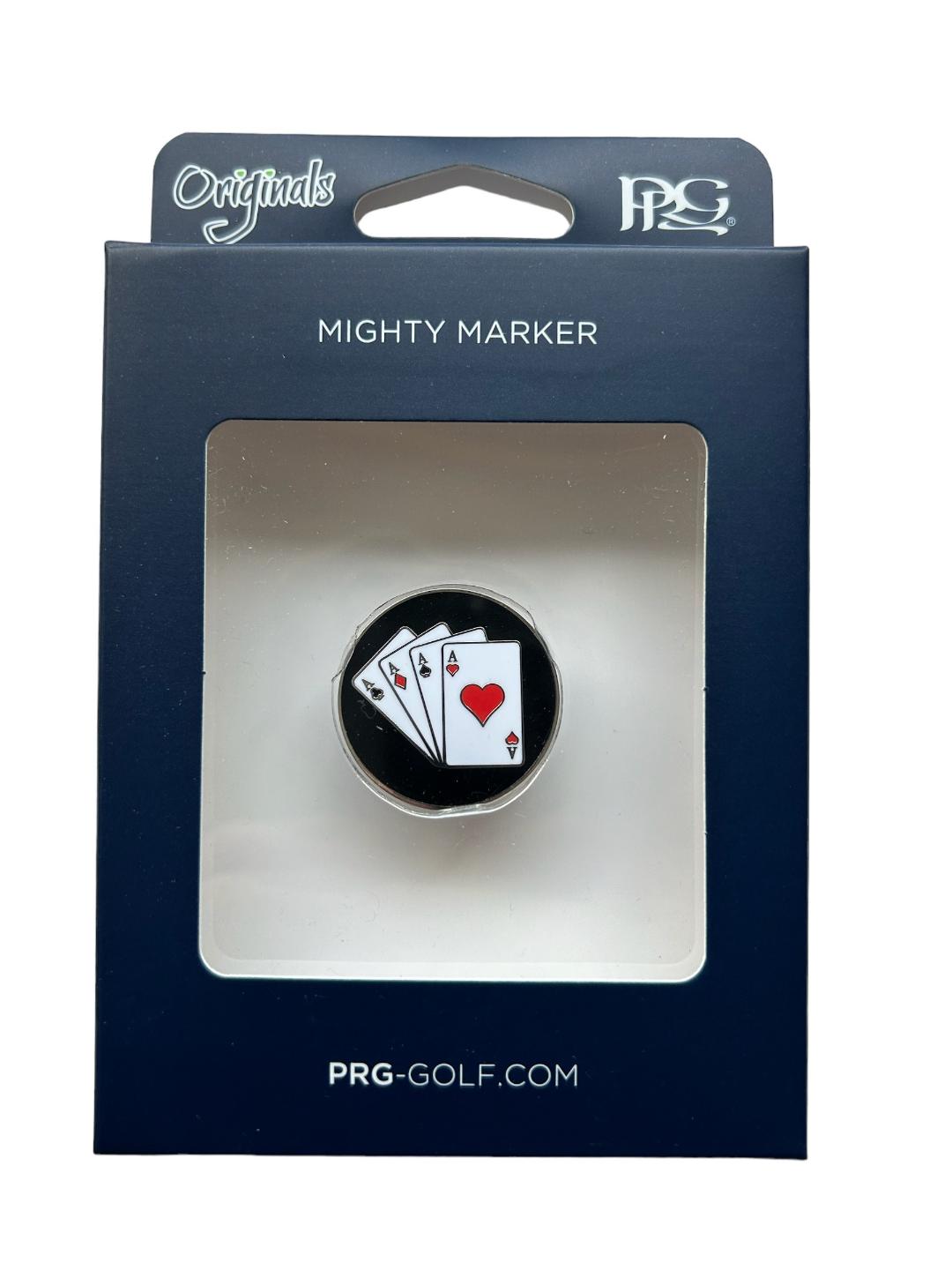 PRG Golf Originals Las Vegas Black Mighty Golf Ball Marker – Golf ...