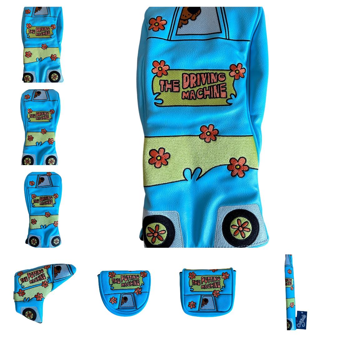 PRG Originals Driving / Putting Machine Design Golf Headcovers. Set of ...