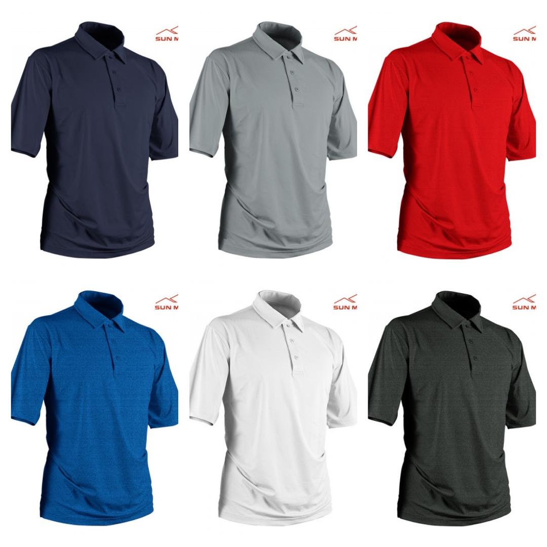 Sun Mountain Silvertip Short Sleeve Polo Golf Shirt. 6 Colours all Siz ...