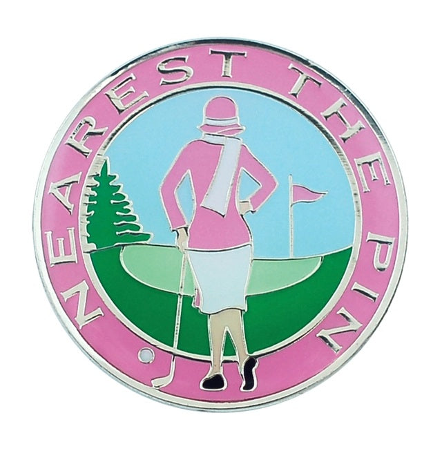 Surprizeshop Classic Lady Golfer Golf Ball Marker. Nearest the Pin ...
