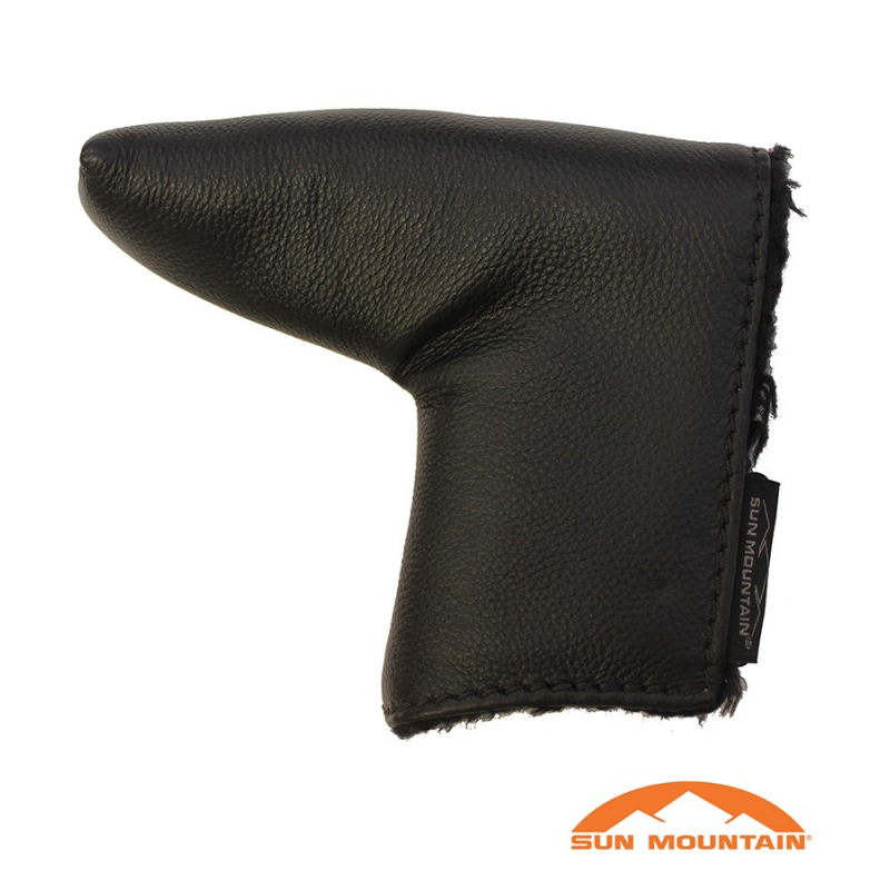 Sun Mountain 100% Leather Blade Style Putter Headcover. Black. – Golf ...