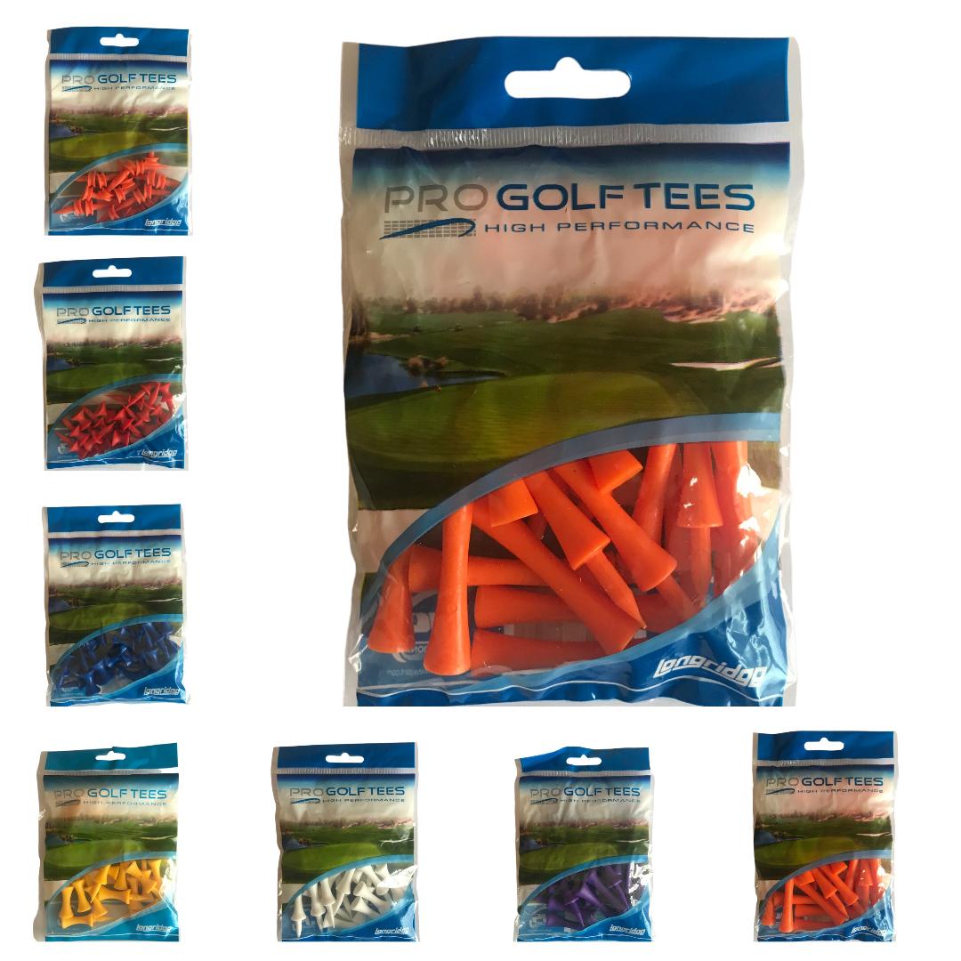 Longridge Graduated Plastic Golf Tees. Pack of 20. 5mm to 50mm. – Golf ...